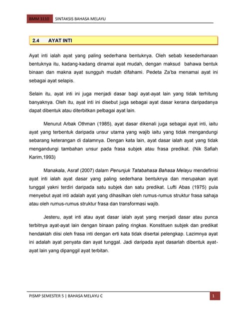 Contoh pembentangan kerja khusus BM KK penggal 3 | PPTX