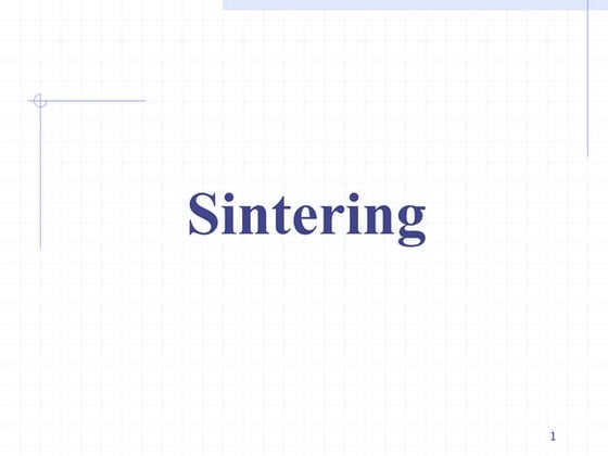 Sintering | PPT