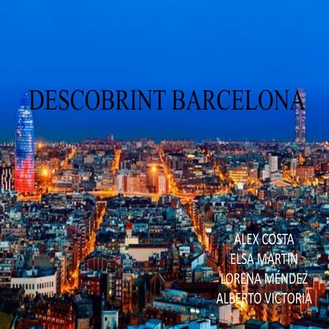 Descobrint Barcelona | PPTX
