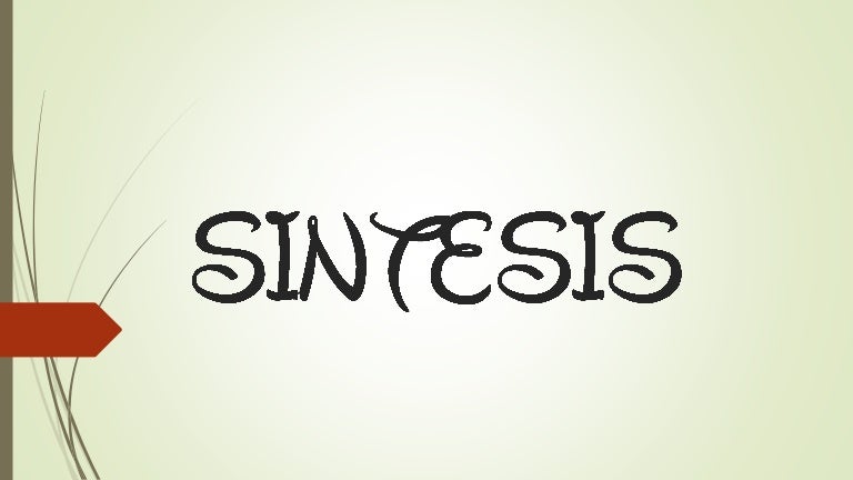 Sintesis
