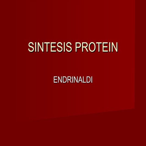 Sintesis%20 protein | PPT