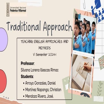 tradicional approach teaching english approaches and methods | PPT