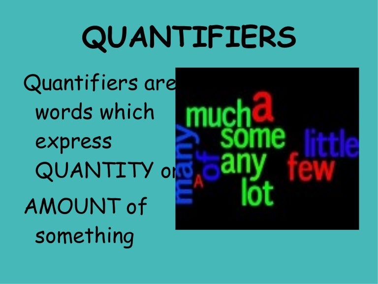quantifiers