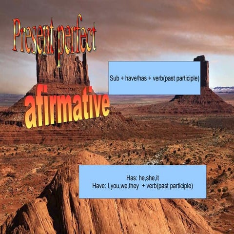 present perfect | ODP