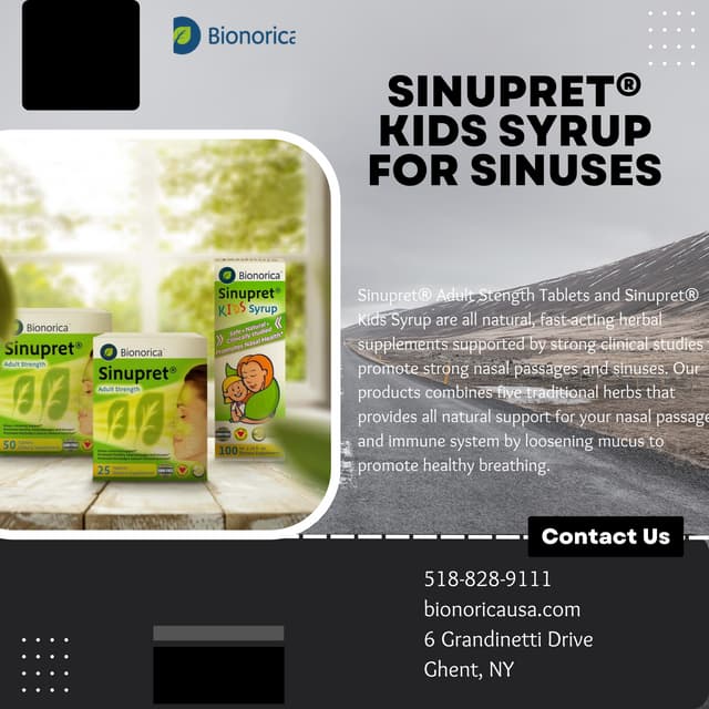 Sinupret® Kids Syrup for Sinuses