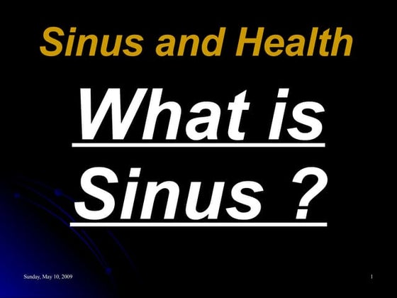 Sinus Headache Relieving Sinus Pressure | PDF