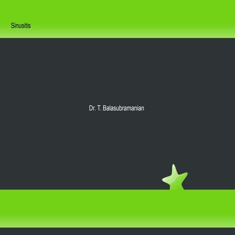Acute Sinusitis | PPTX