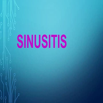 Sinusitis | PPTX