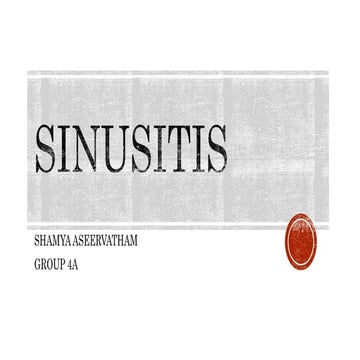 Sinusitis | PPTX