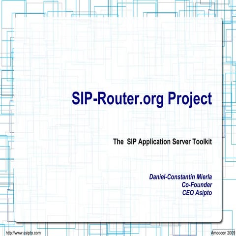 SIP Router Project | PPT