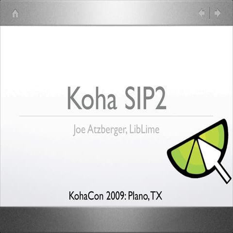 Koha Integration: RFID and SIP2 | PDF