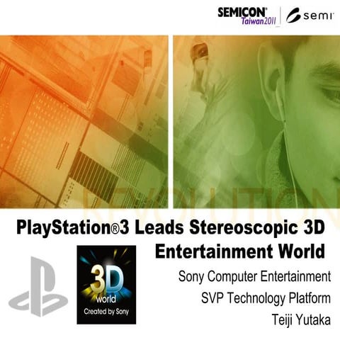 PlayStation®3 Leads Stereoscopic 3D Entertainment World | PDF | 3-D ...