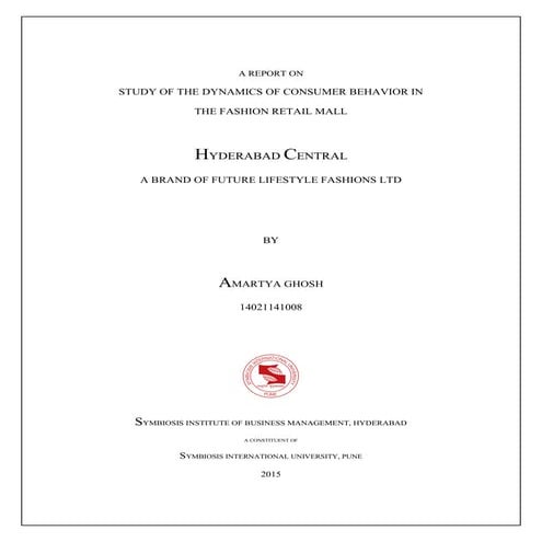 Summer Internship Project Report on the STUDY OF THE DYNAMICS OF ...