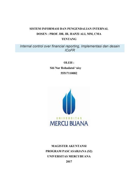 Buku Saku Desain dan Implementasi Internal Control over Financial ...