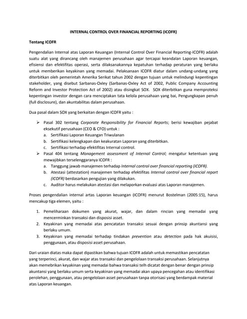 ICOFR - Complete | PPSX