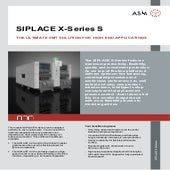 Siplace x series pick and place machine
