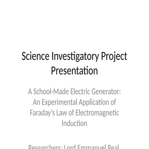SIP_Presentation.pptx IS ABOUT THE SCIENCE MAKING PROJECT | PPTX