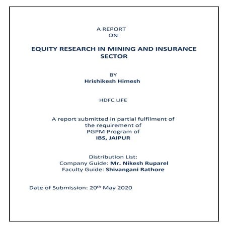 SIP Report - Equity Research (Fundamental and Technical Analysis).docx