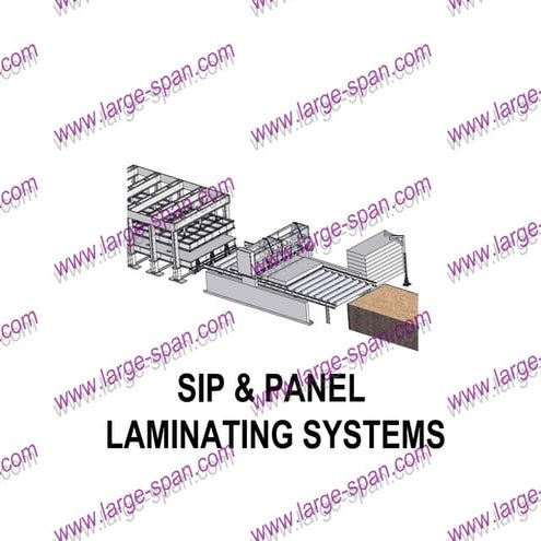 Sips structural insulated panels production line | PDF