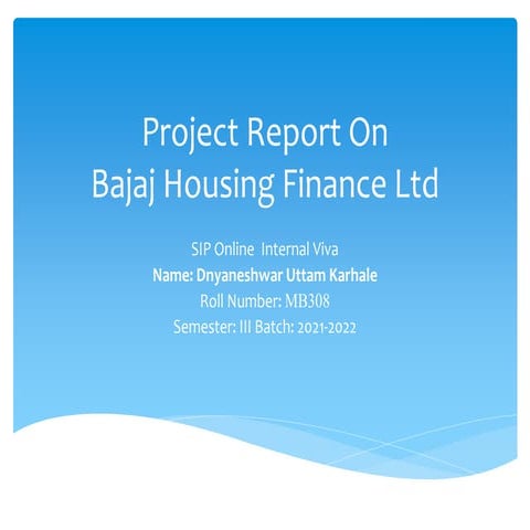 SIP Viva_PPT Bajaj Housing Finance Ltd.pptx