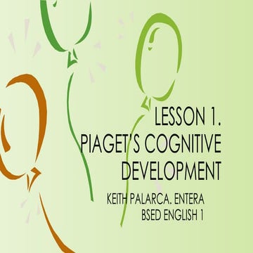 SIR-MARLON-REPORT-TOMMOROW about cognitive-1.pptx | Parenting | Family and Relationships