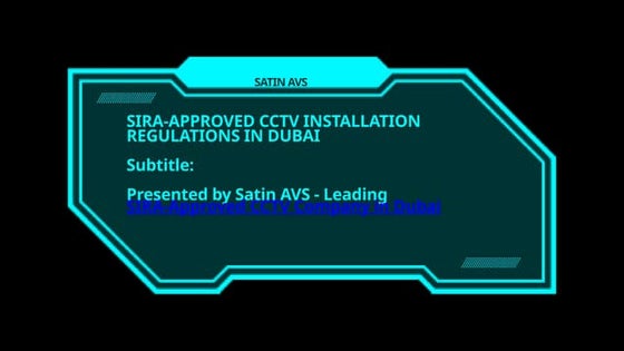ACCESS CONTROL SYSTEMS DUBAI -SATIN AVS | PPT