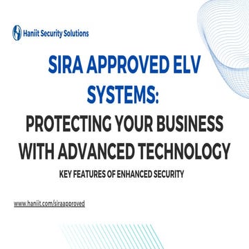 Understanding ELV System Installation: Enhancing Safety And Efficiency ...