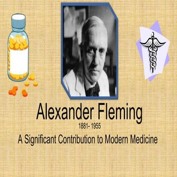 Sir alexander fleming | PPTX