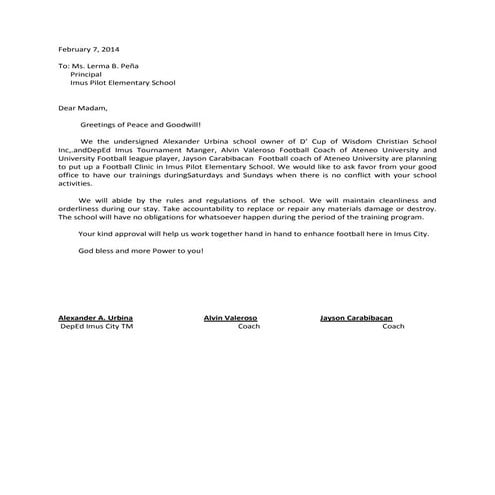 Sir alex letter | DOCX