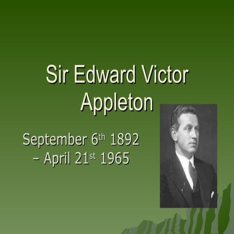 Sir edward victor_appleton | PDF
