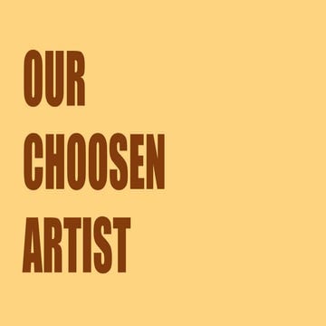 our chosen artist sir francisco e daniel | PPT