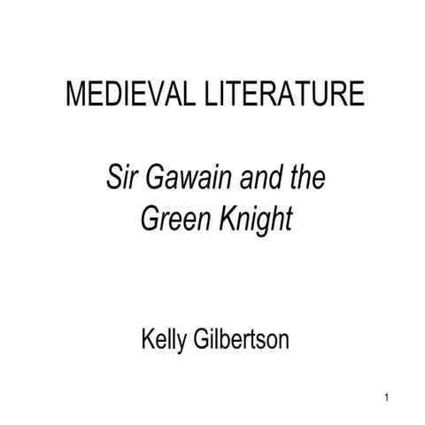 Sir gawain and the green knight | PPT