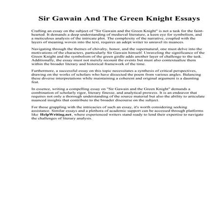 Essay On The Canterbury Tales | PDF