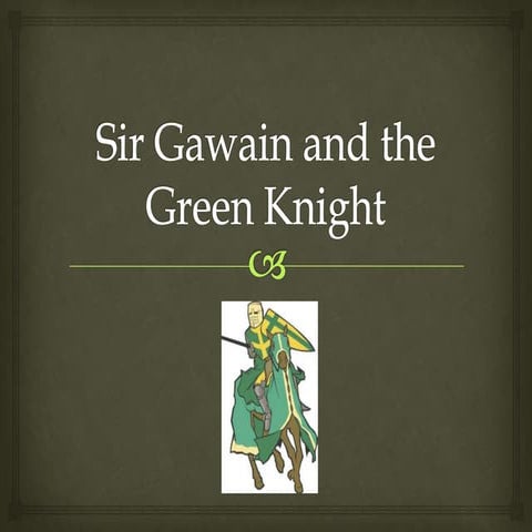 Sir gawain and the green knight revised | PPTX