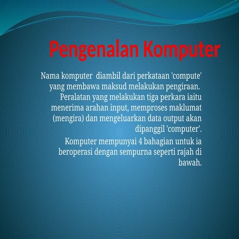 Siri pengenalan Komputer-CPU central processing unit, is the main ...