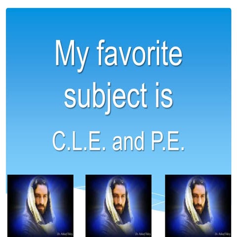 My favorite subject | PPTX