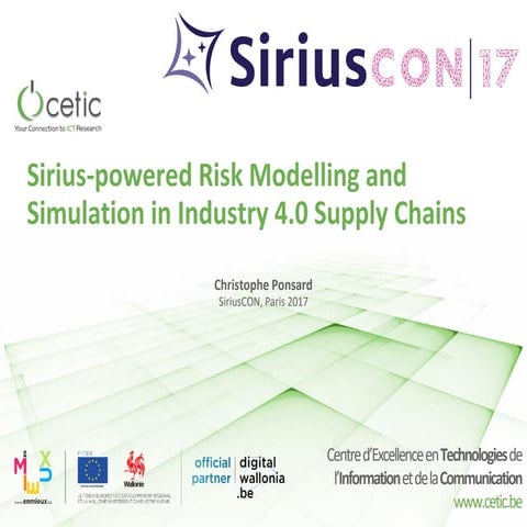 SiriusCon 2017 - Sirius-powered Risk Modelling and Simulation in ...
