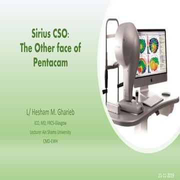 Sirius CSO The other face of Pentacam | PDF
