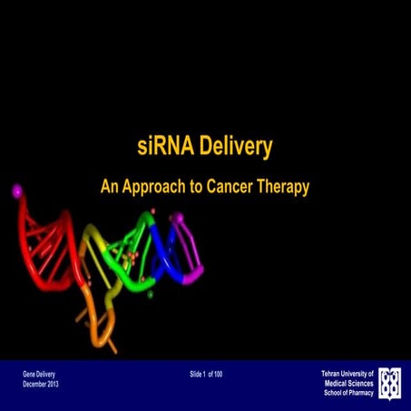 si-RNA delivery | PPTX