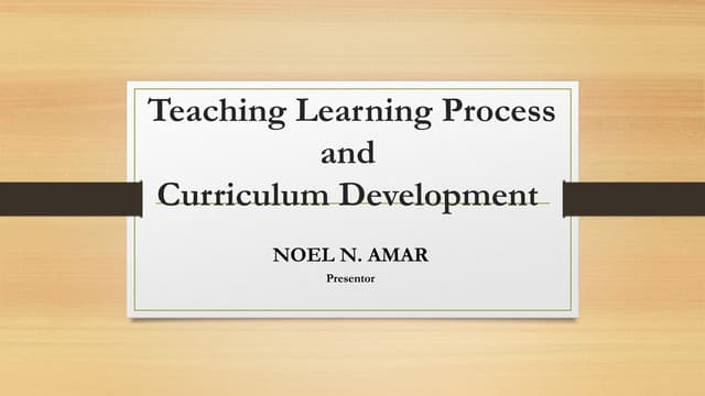 Wheeler model of curriculum development | PPTX