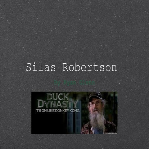Si robertson revised | PPT