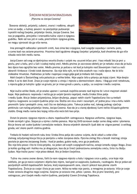 Hrvatska svijeća za vjekove | DOCX