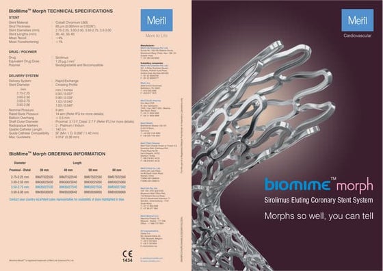 MeRes100: Sirolimus Eluting BioResorbable Vascular Scaffold System by ...