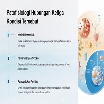 patofisiologi sirosis, ascites dan hipoalbumin | PPTX