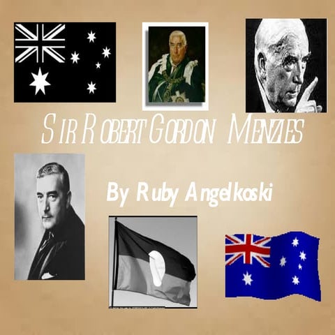 Sir robert gordon menzies | PPT