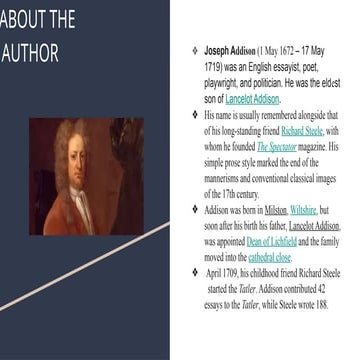 Detailed summary of the play Sir Roger at the Play | PPTX