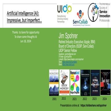 Spohrer on AI for SIRs Post 125 20240618 v6.pptx