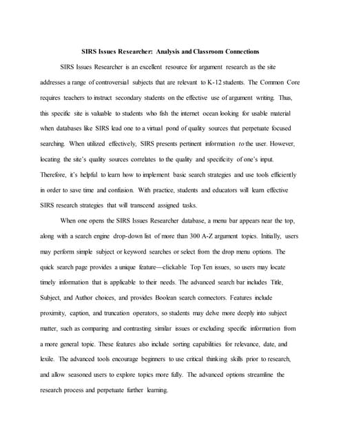 Opposing viewpoints in context | PDF