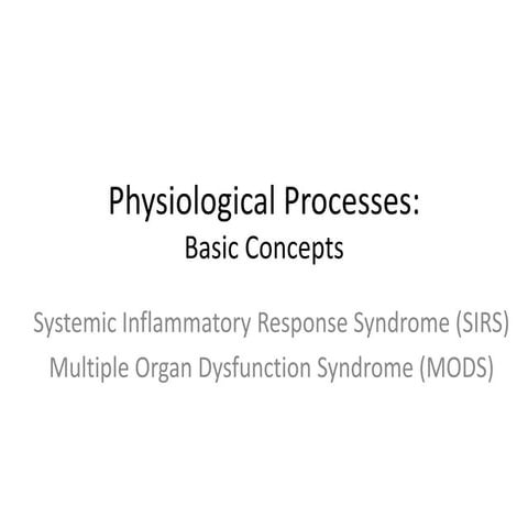 Physiological Processes | PPTX | Chemistry | Science