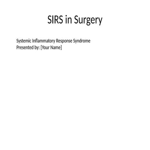 Systemic Inflammatory response Syndrome _in_Surgery_Presentation.pptx